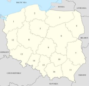 Nazwy polskich województw – Kosciuszko Heritage Inc.
